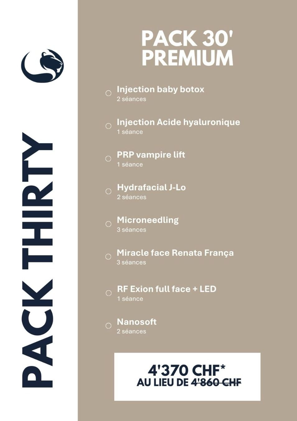 Pack Visage Genève | Soins Esthétiques Clinique Croix d'Or